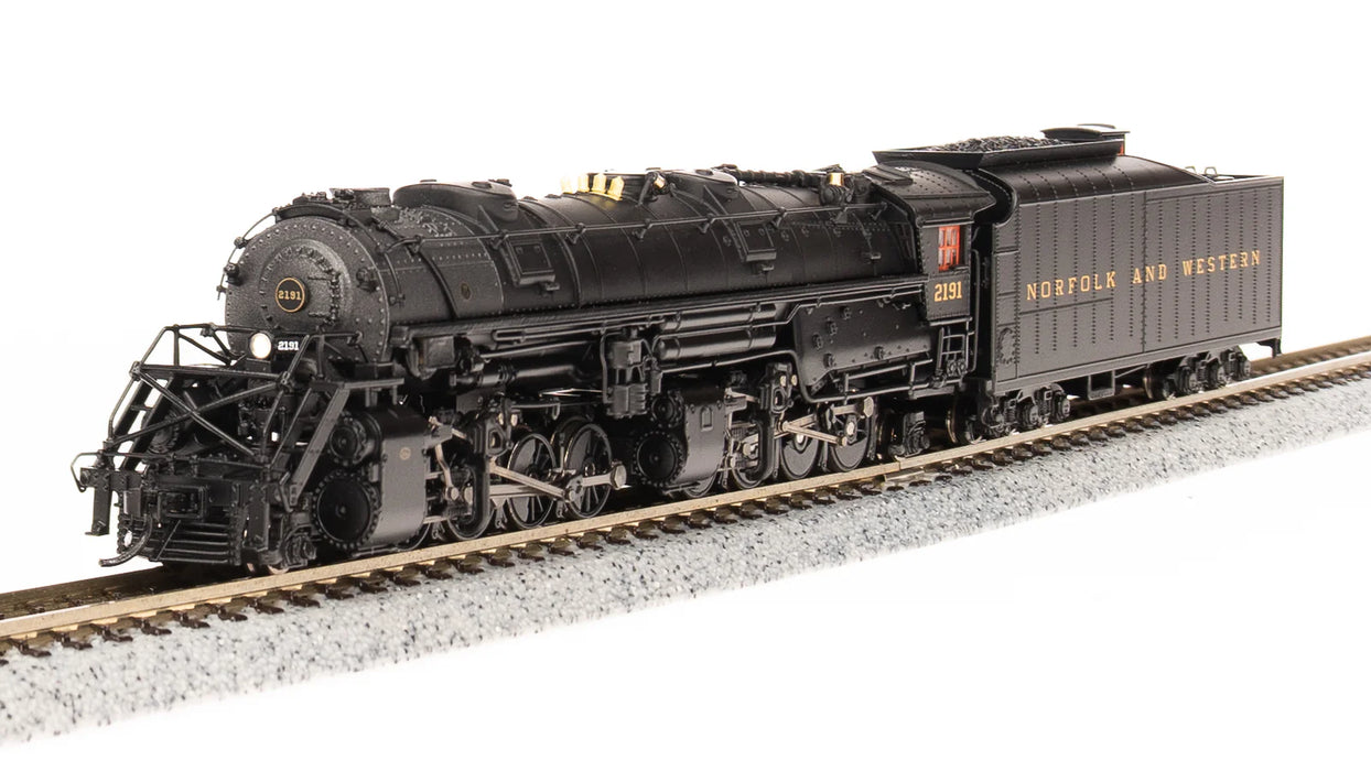 BLI 7222 N Scale Y6b 2-8-8-2 Steam Loco Norfolk Western N&W 2195 Parag ...