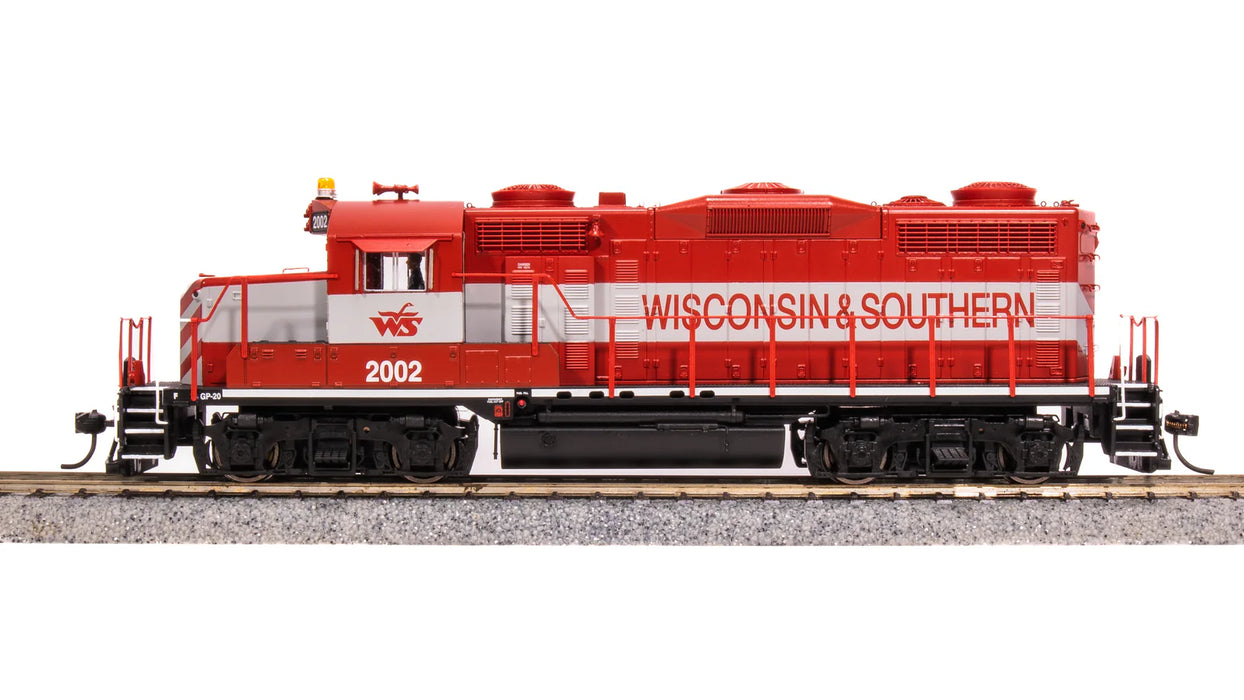 BLI 7470 HO Scale EMD GP20 Wisconsin Southern WSOR 2002 Paragon4 (Soun ...