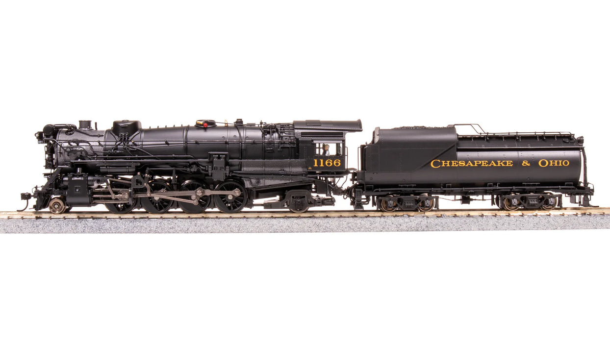 BLI 7593 HO Scale 2-8-2 Class K-2 Mikado Steam Loco Chesapeake & Ohio ...