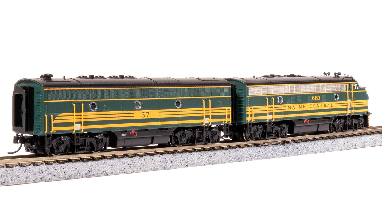 BLI 7723 N Scale EMD Diesel F3A/B Set Maine Central MEC 683/671B Parag — White Rose Hobbies