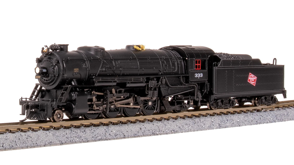 BLI 7837 N Scale USRA 2-8-2 Mikado Steam Locomotive Milwaukee Road CMS — White Rose Hobbies