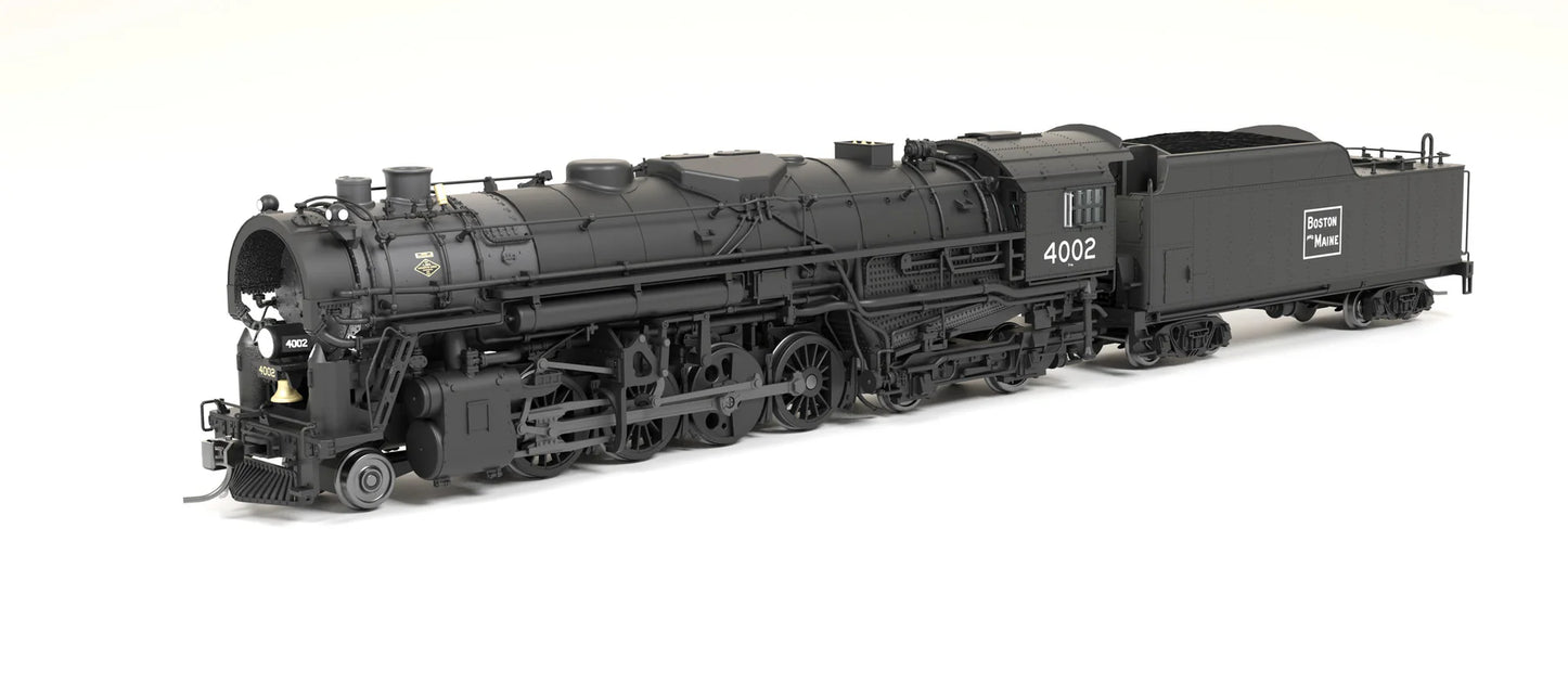BLI 7880 HO Scale T1a Berkshire 2-8-4 Steam Loco Boston & Maine B&M 40 ...