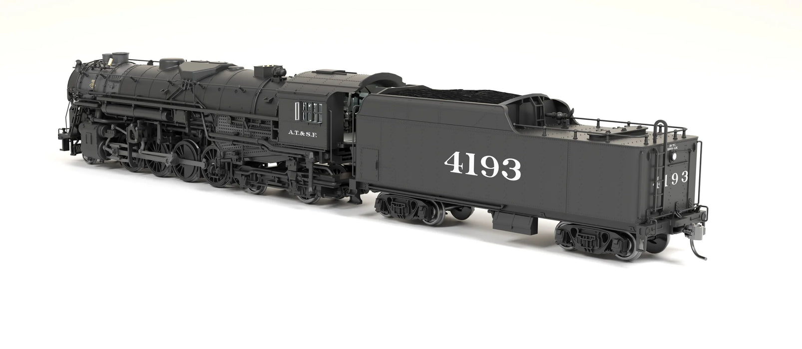 BLI 7891 HO Scale T1a Berkshire 2-8-4 Steam Loco Santa Fe ATSF 4194 Pa ...