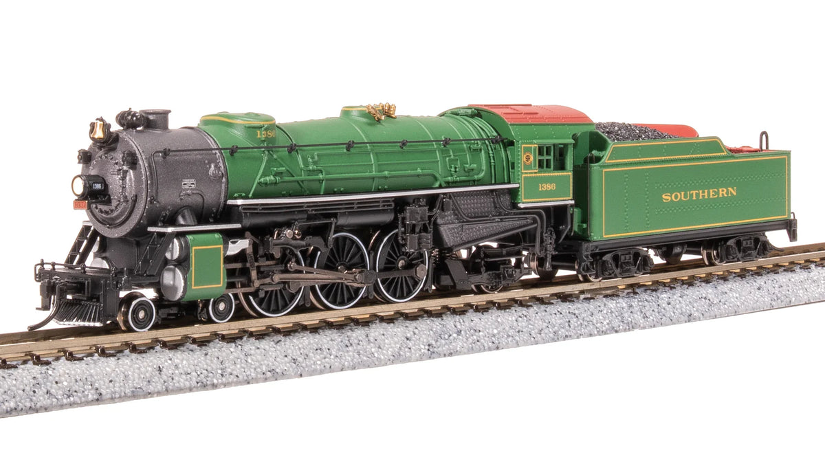 BLI 7987 N Scale USRA 4-6-2 Pacific Steam Locomotive Southern 1386 Par — White Rose Hobbies
