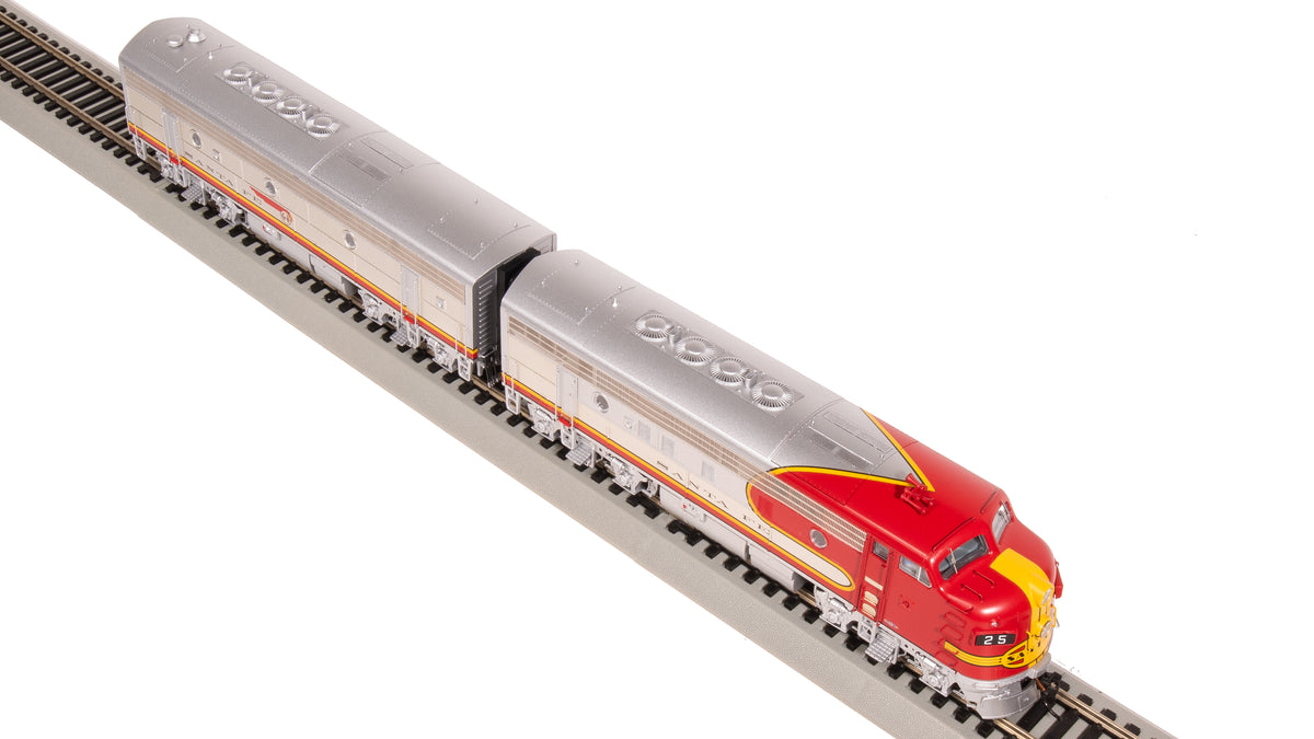 BLI 8160 HO Scale EMD F3A F3B Set Santa Fe Warbonnet ATSF 25L/25A Para ...
