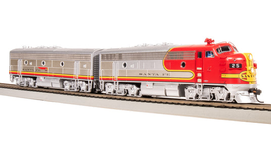 BLI 8160 HO Scale EMD F3A F3B Set Santa Fe Warbonnet ATSF 25L/25A Para — White Rose Hobbies