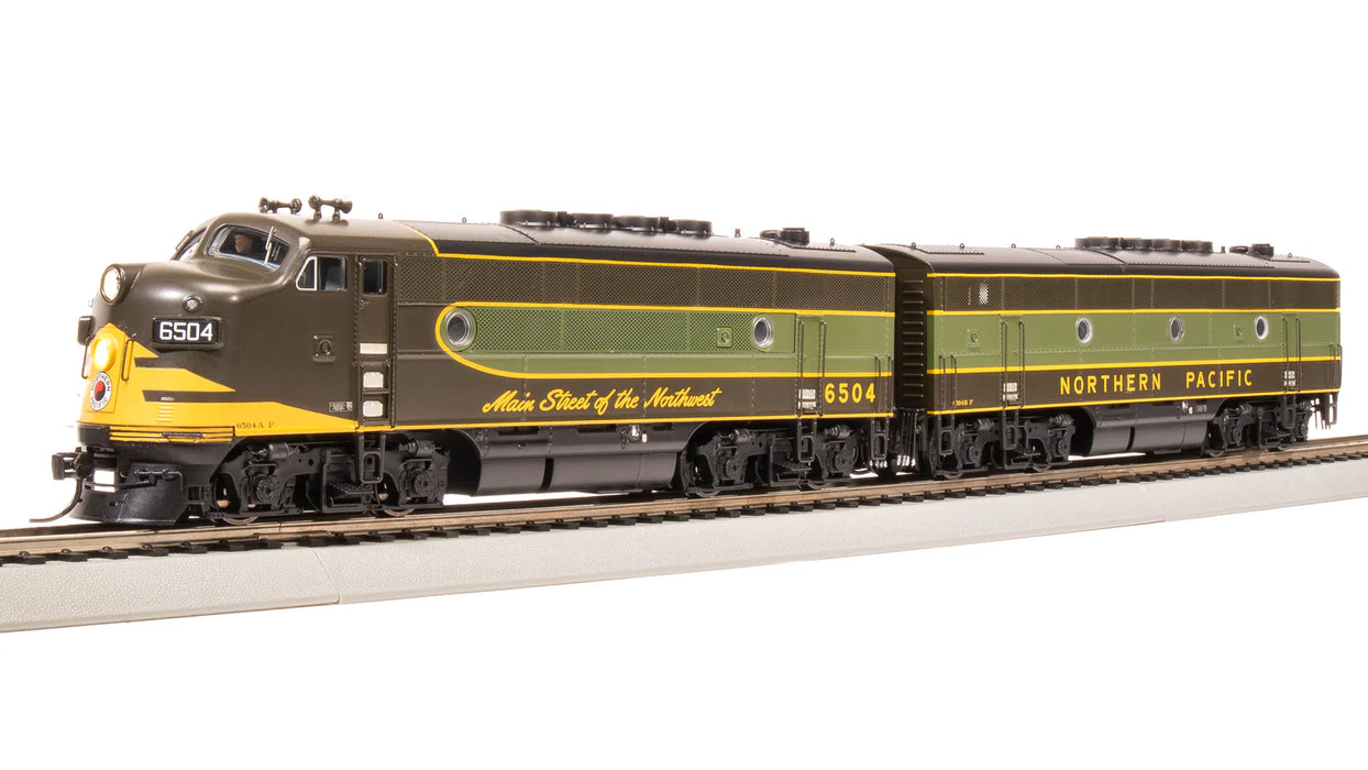 BLI 8164 HO Scale EMD F3A/B Set Northern Pacific NP 6504A/6504B with P — White Rose Hobbies