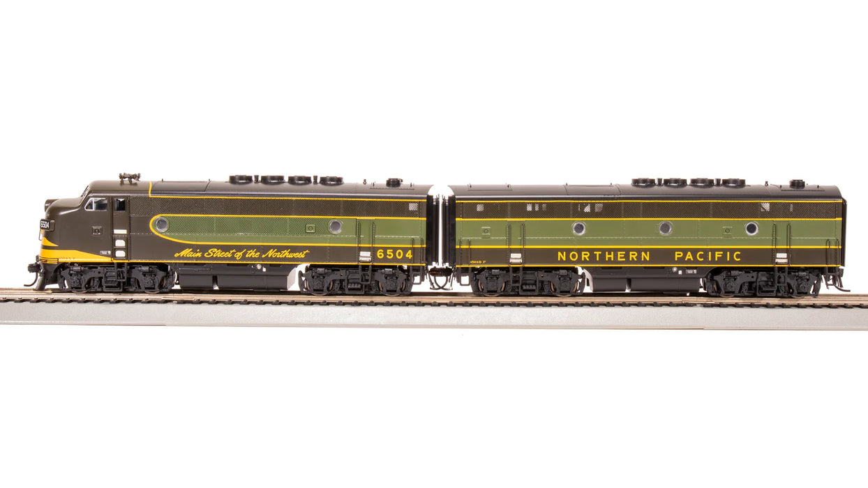 BLI 8164 HO Scale EMD F3A/B Set Northern Pacific NP 6504A/6504B with P — White Rose Hobbies