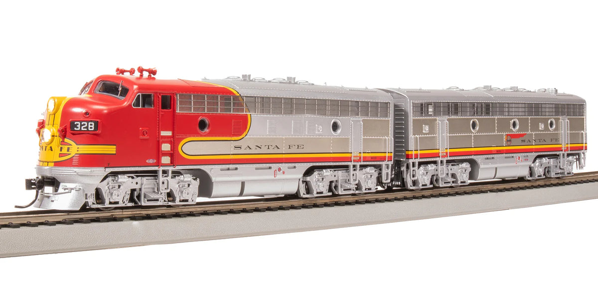 BLI 8190 HO Scale EMD F7A/B Set Santa Fe ATSF 328L/328A with Paragon4 ...