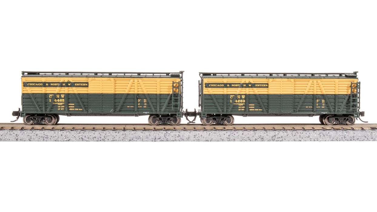 BLI 8482 N Scale K7 Stock Car Chicago & North Western CNW (2 Pack ...