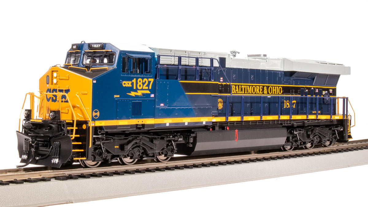BLI 8539 HO Scale GE ES44AC CSX "B&O Heritage" 1827 Paragon4 DCC ...