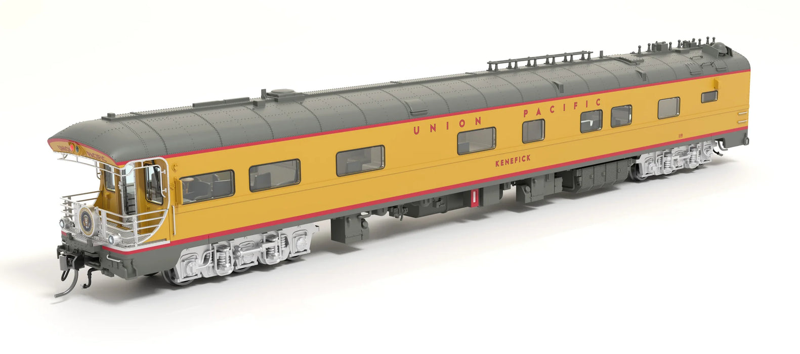 BLI 9014 HO Scale Union Pacific Business Car #119 "Kenefick" "George B ...