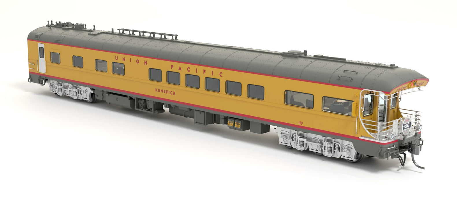 BLI 9015 HO Scale Union Pacific Business Car #119 "Kenefick" "Spirit o ...