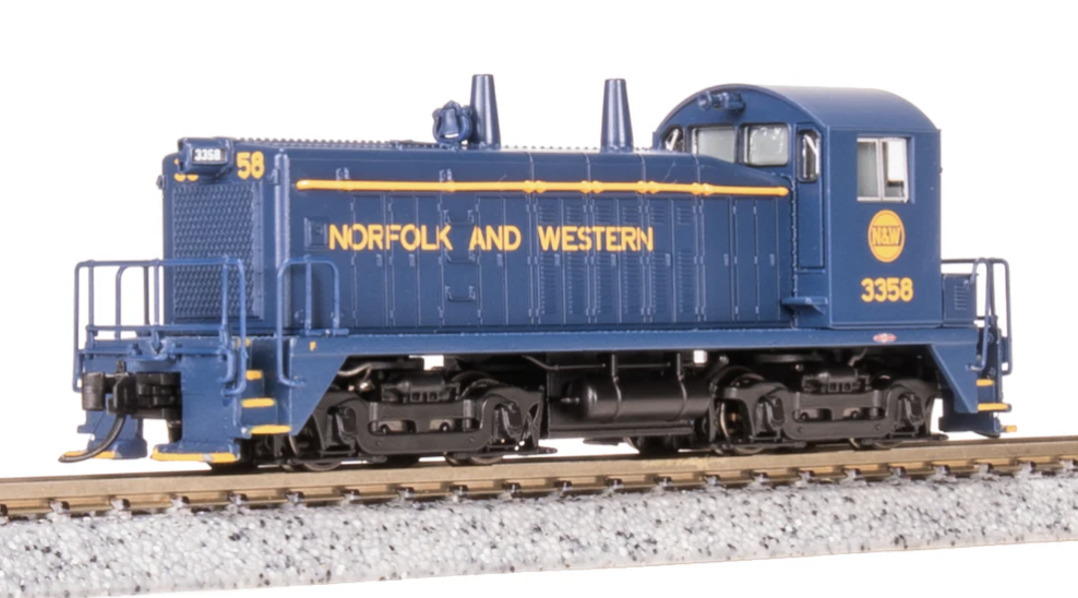 BLI 9343 N Scale EMD SW7 Diesel Norfolk & Western N&W 3362 Paragon4 (S ...