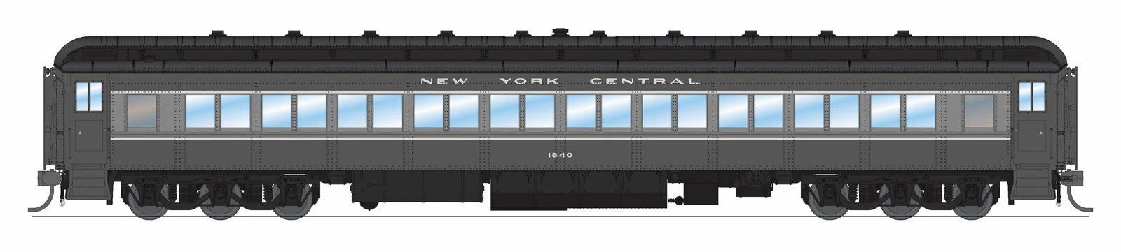 BLI 9715 HO Scale New York Central NYC Heavyweight 5-Car Passenger Set ...