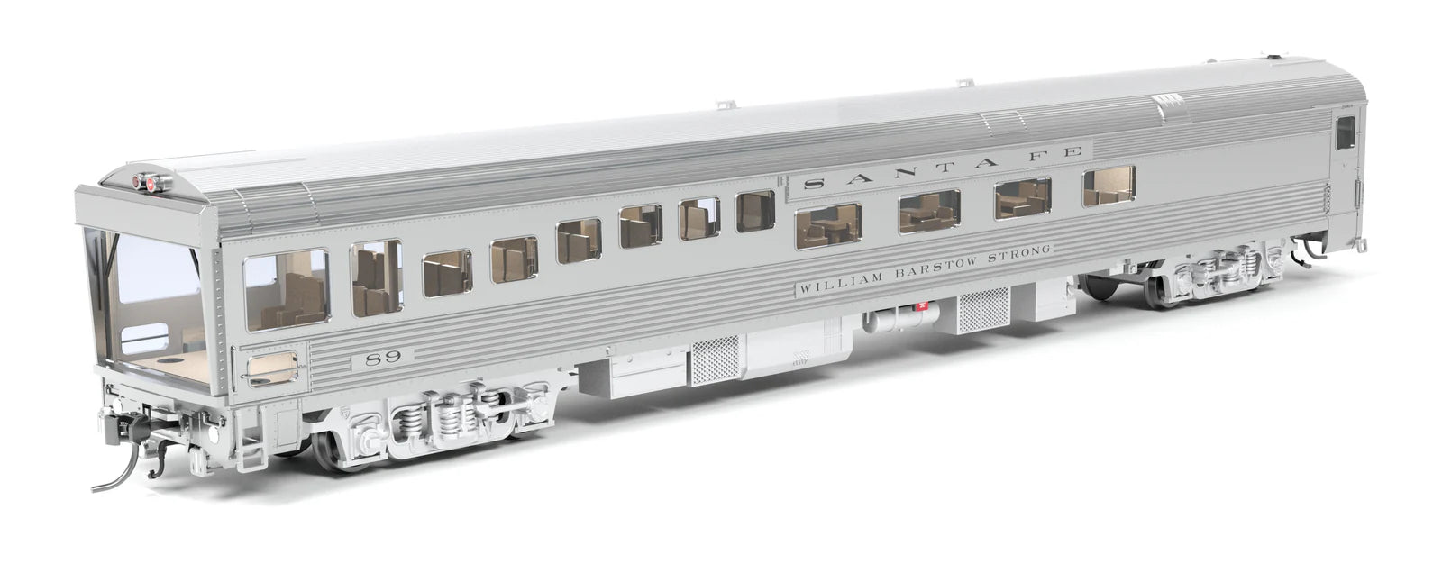 BLI 9992 HO Scale ATSF Track Inspection Car ATSF 89 "William Barstow S ...