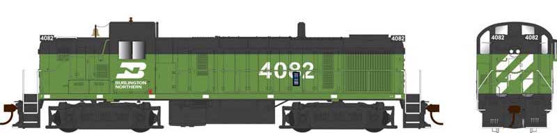Bowser 25185 HO Scale ALCo RS-3 Diesel Locomotive Burlington Northern — White Rose Hobbies