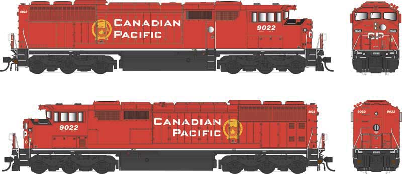 Bowser 25349 HO Scale GMD SD40-2F Diesel Canadian Pacific CP 9022 - DC — White Rose Hobbies