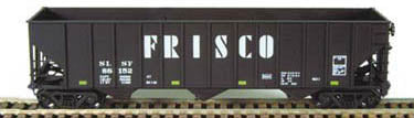 Bowser 42879 HO Scale 100 Ton 3-Bay Hopper Frisco SL-SF 88420 — White ...
