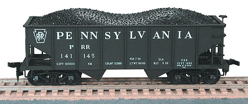 Bowser 56203 HO Scale GLa 2 Bay Open Hopper Kit Pennsylvania PRR #'s V ...