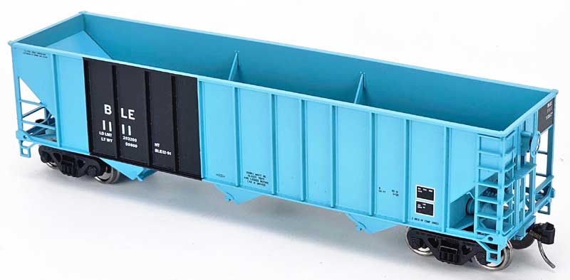 Bowser 43498 HO Scale 100 Ton 3-Bay Hopper Bessemer & Lake Erie B&LE 1 — White Rose Hobbies