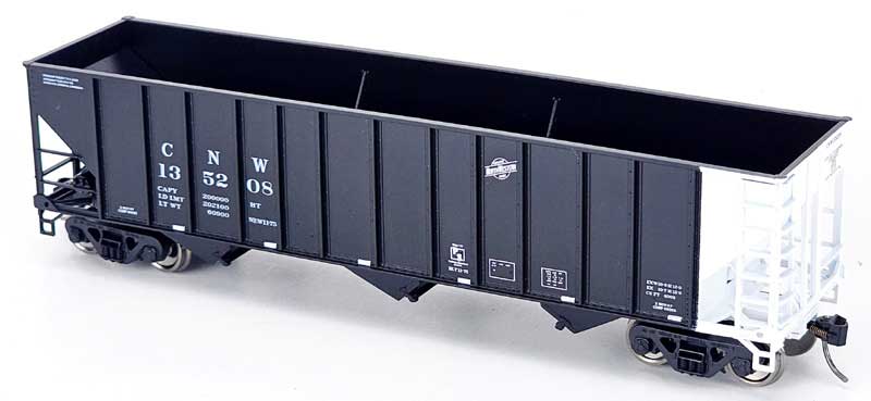 Bowser 43513 HO Scale 100 Ton 3-Bay Hopper Chicago & North Western CNW — White Rose Hobbies