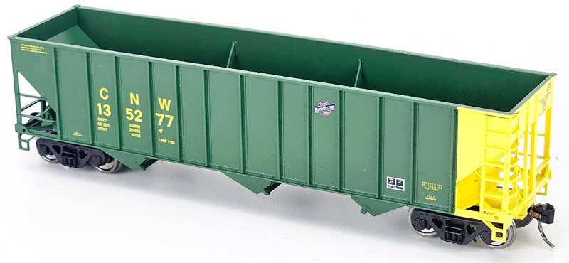 Bowser 43518 HO Scale 100 Ton 3-Bay Hopper Chicago & North Western CNW ...