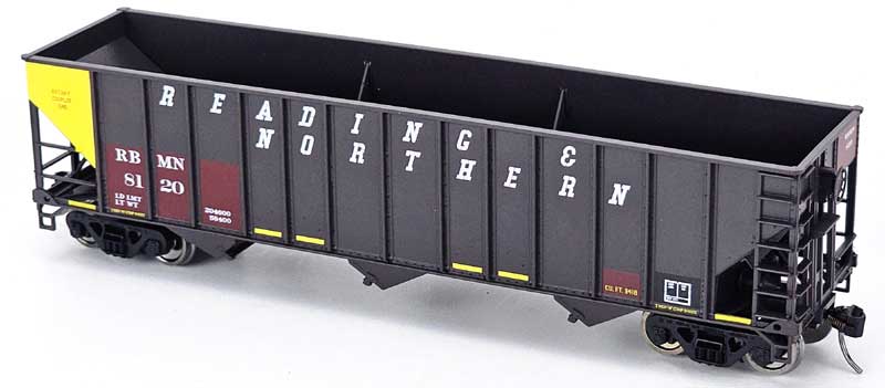 Bowser 43538 HO Scale 100 Ton 3-Bay Hopper Reading & Northern RBMN 815 — White Rose Hobbies