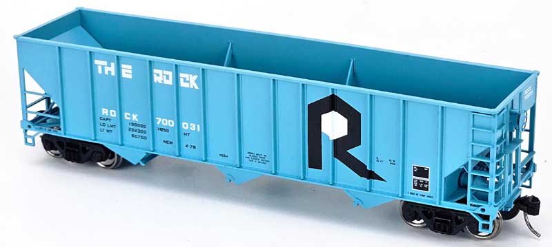 Bowser 43541 HO Scale 100 Ton 3-Bay Hopper Rock Island 700106 (The Roc ...