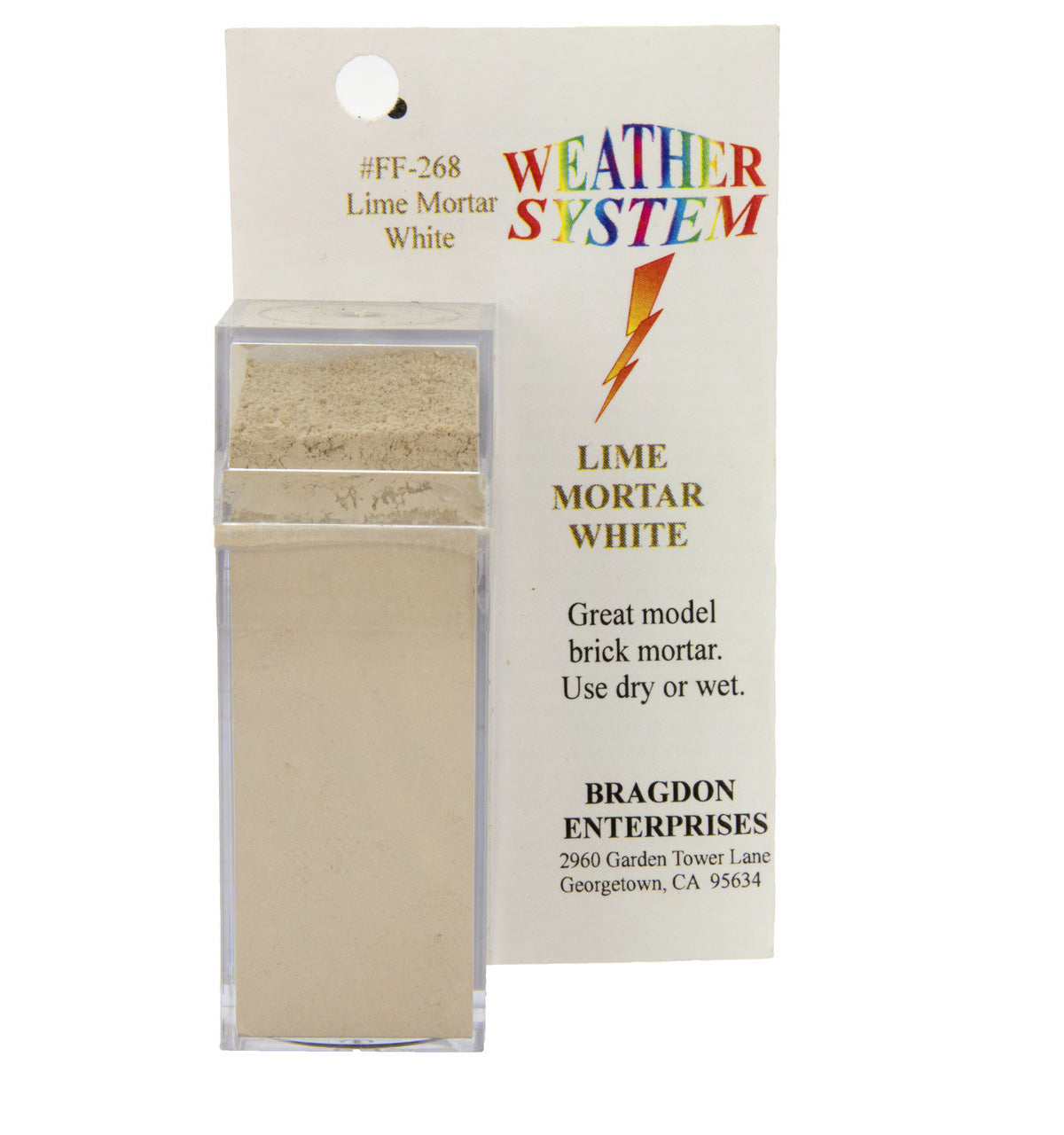 Bragdon Enterprises 268 Lime Mortar White Weathering Powder 2oz — White ...