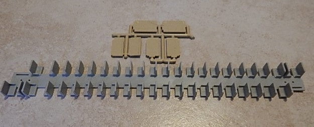 Branchline Trains 151118 HO Scale Coach Seats with Partitions — White ...
