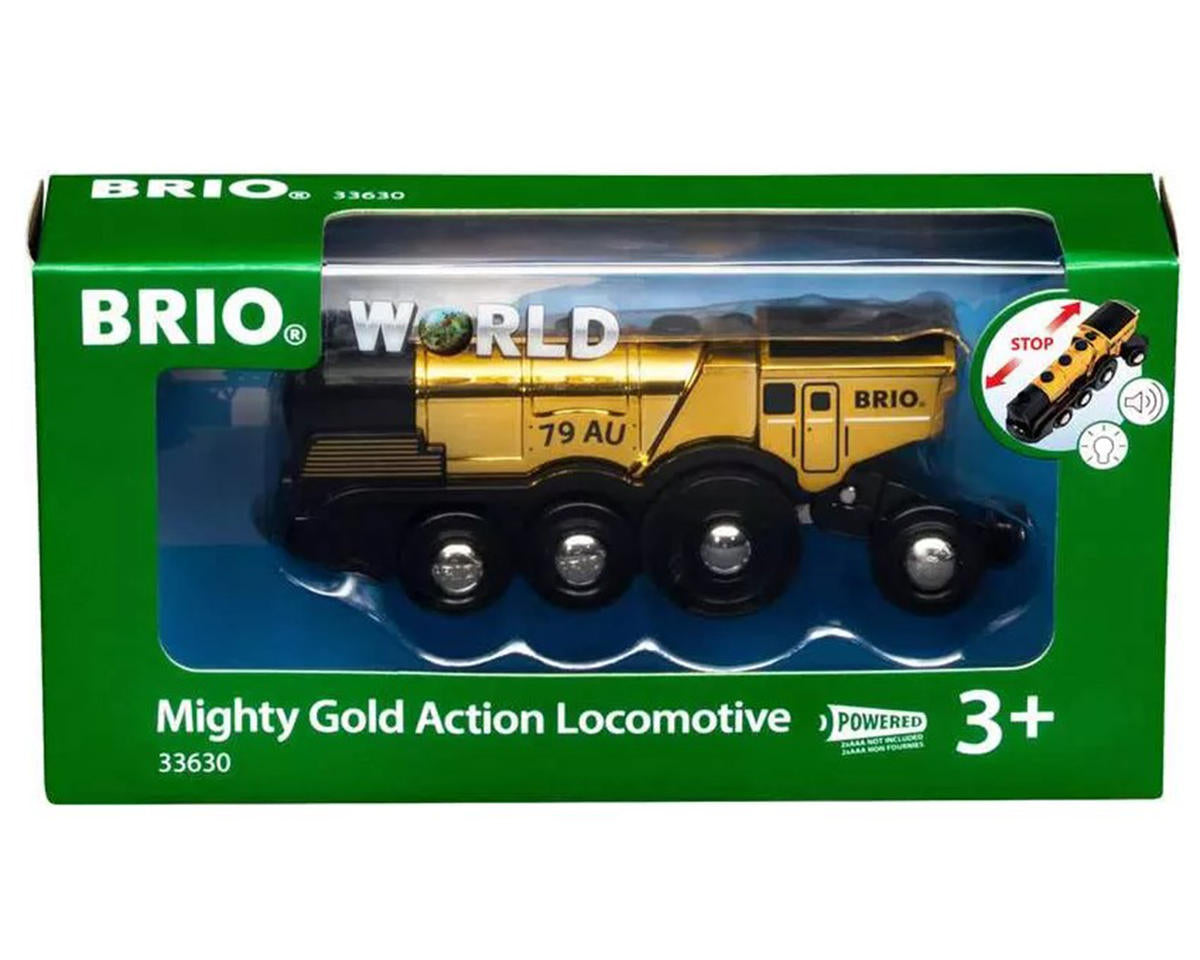 Brio 33630 Mighty Golden Action Locomotive — White Rose Hobbies