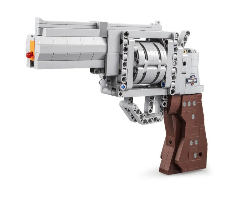 CaDA C81011W Revolver 475 Piece Building Block Gun Set — White Rose Hobbies