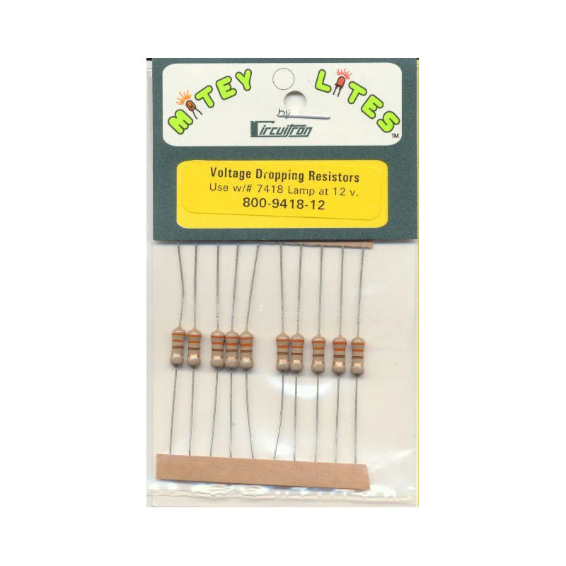 Circuitron 800-941812 7418 Very High Output Lamps Dropping Resistors ...