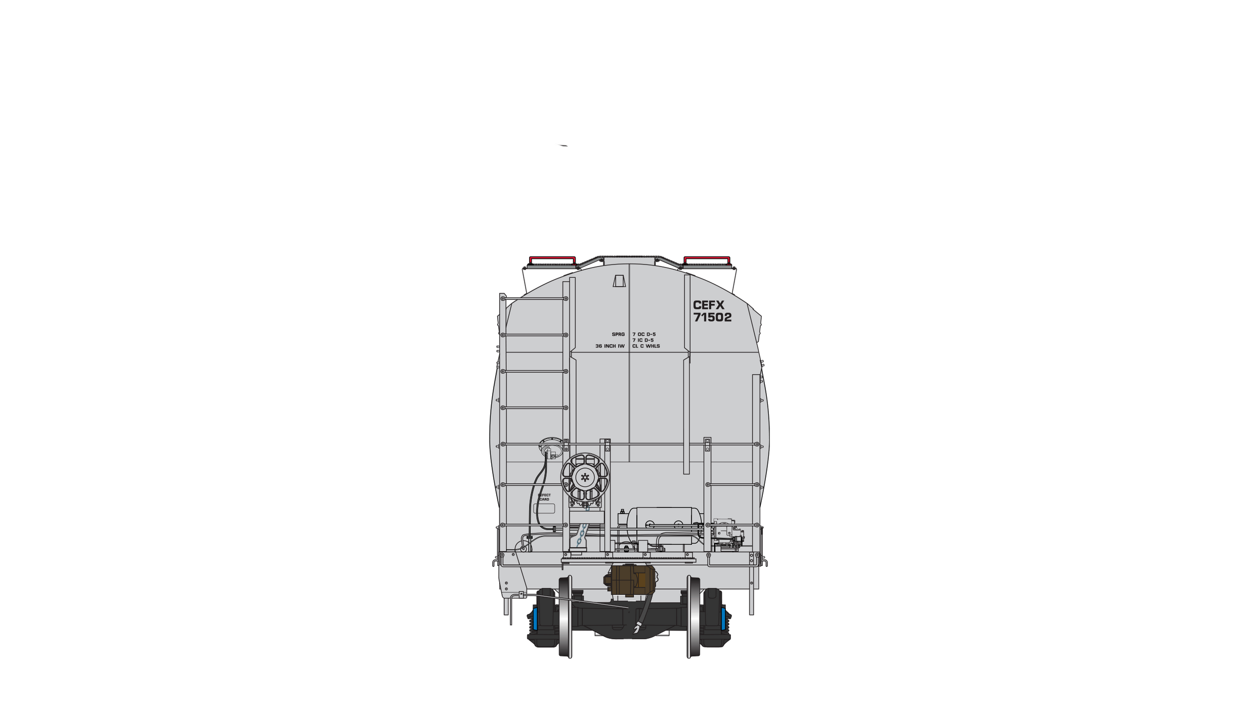 Class One Model Works FC00500 HO Scale ARI 5200 Covered Hopper "SOYPLU ...