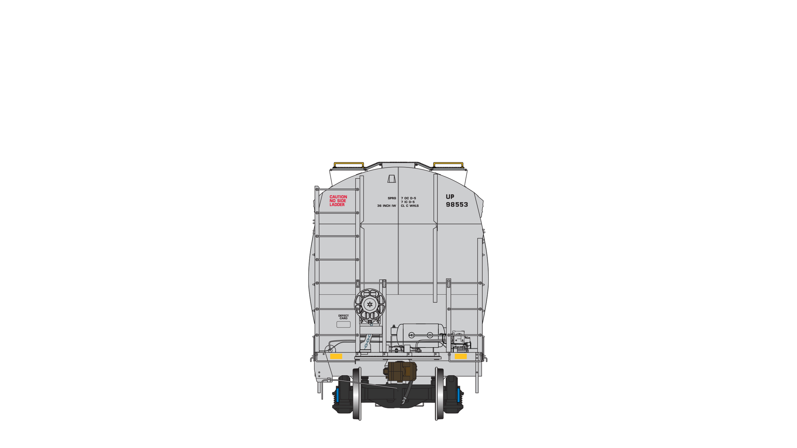 Class One Model Works FC00513 HO Scale ARI 5200 Covered Hopper Union P ...