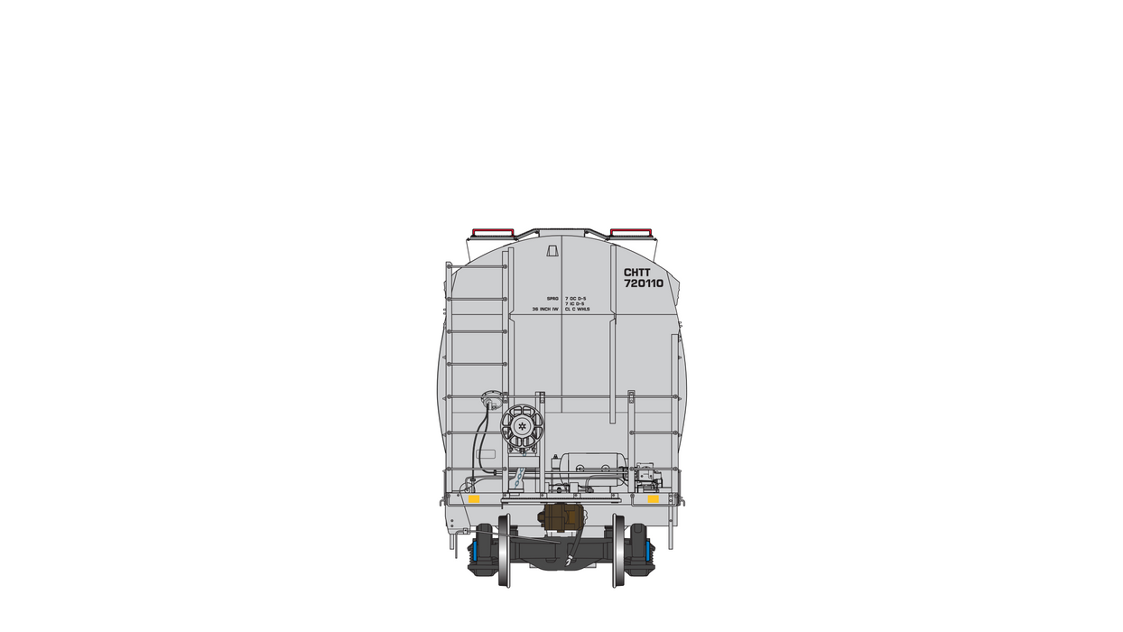 Class One Model Works FC00527 HO Scale ARI 5200 Covered Hopper CHTT 72 ...
