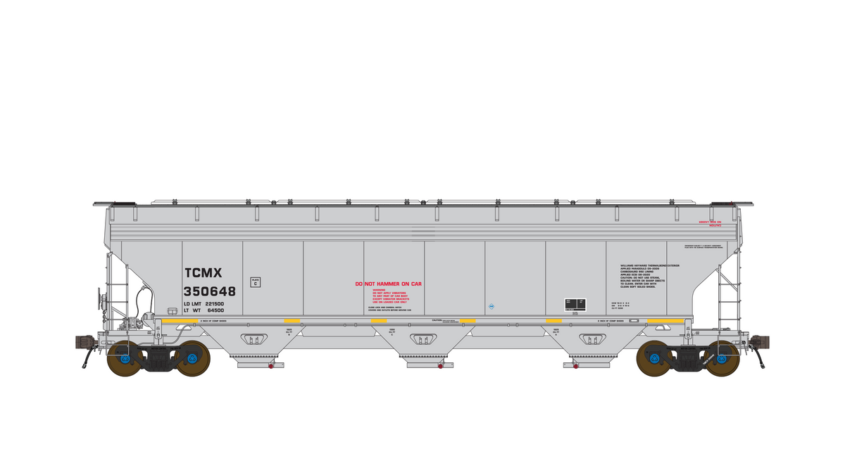 Class One Model Works FC00537 HO Scale ARI 5200 Covered Hopper TCMX 35 — White Rose Hobbies