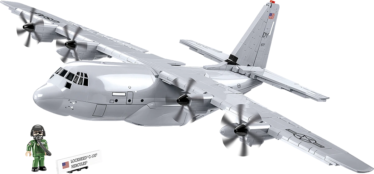 COBI 5839 Lockhead C-130J Hercules Block Model (602 Pieces) — White ...