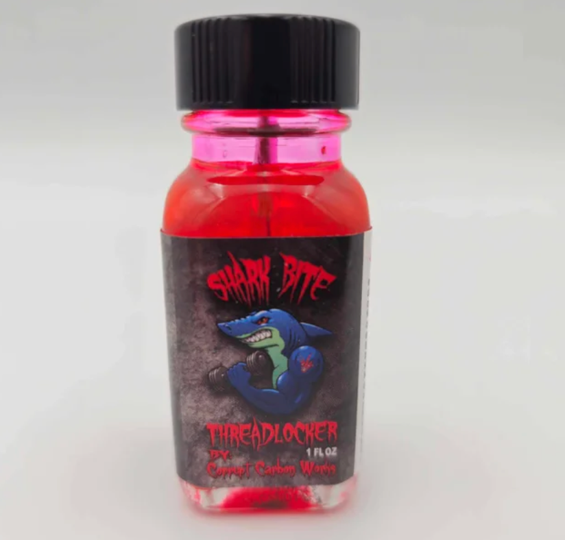 Corrupt Carbon Works Shark Bite Threadlocker — White Rose Hobbies