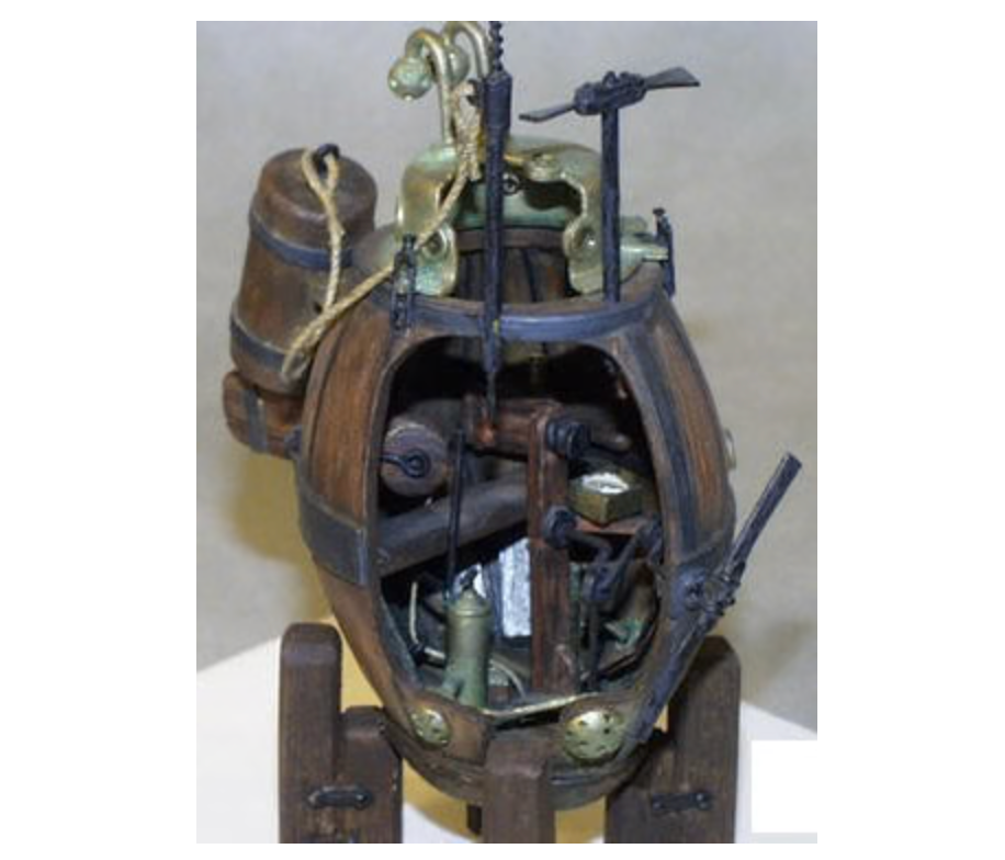 Cottage Industry Models 32005 1/32 David Bushnell’s Turtle American Re ...