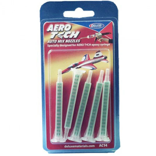 Deluxe Materials AC14 Aero Tech Auto Mix Nozzle (5 Pack) — White Rose ...