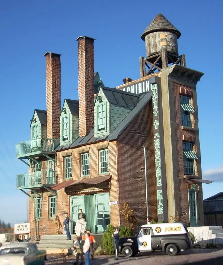 Downtown Deco 1045 HO Scale Gugisberg & Sons Cast Hydrocal Building Ki ...