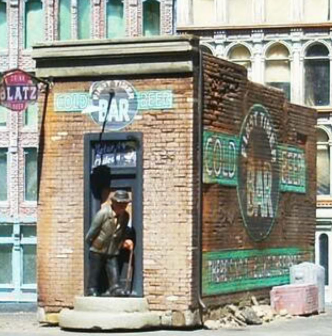 Downtown Deco 1053 HO Scale First Timer Bar Cast Hydrocal Building Kit ...