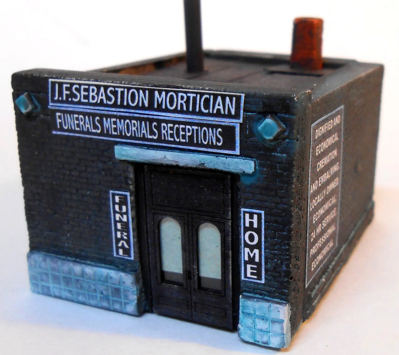 Downtown Deco 2021 N Scale Morticians Cast Hydrocal Building Kit ...