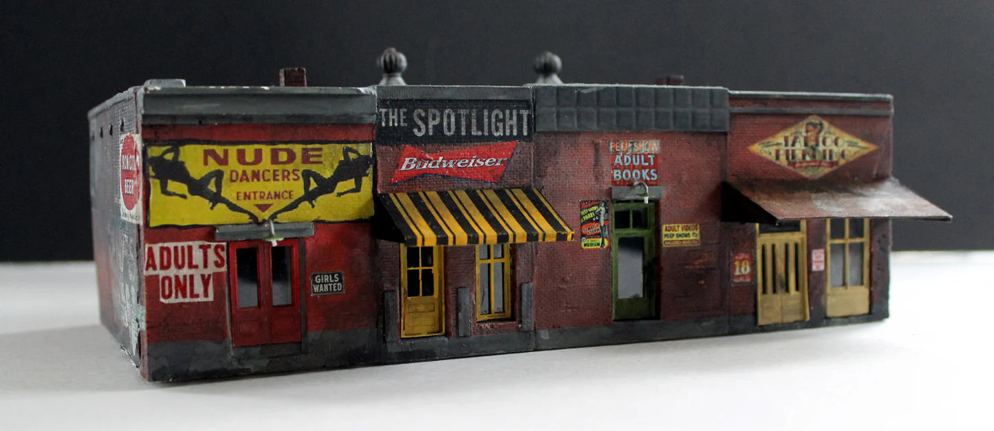Downtown Deco 2029 N Scale Bad To The Bone Block Cast Hydrocal Buildin ...