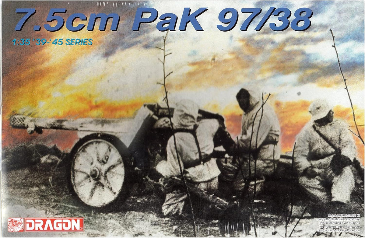 Dragon Models 6123 1/35 7.5cm Pak 97/38 Model Kit — White Rose Hobbies