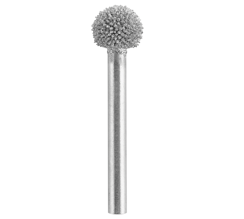 Dremel 9935 Structured Tungsten Carbide Carving Bit (Ball) — White Rose ...