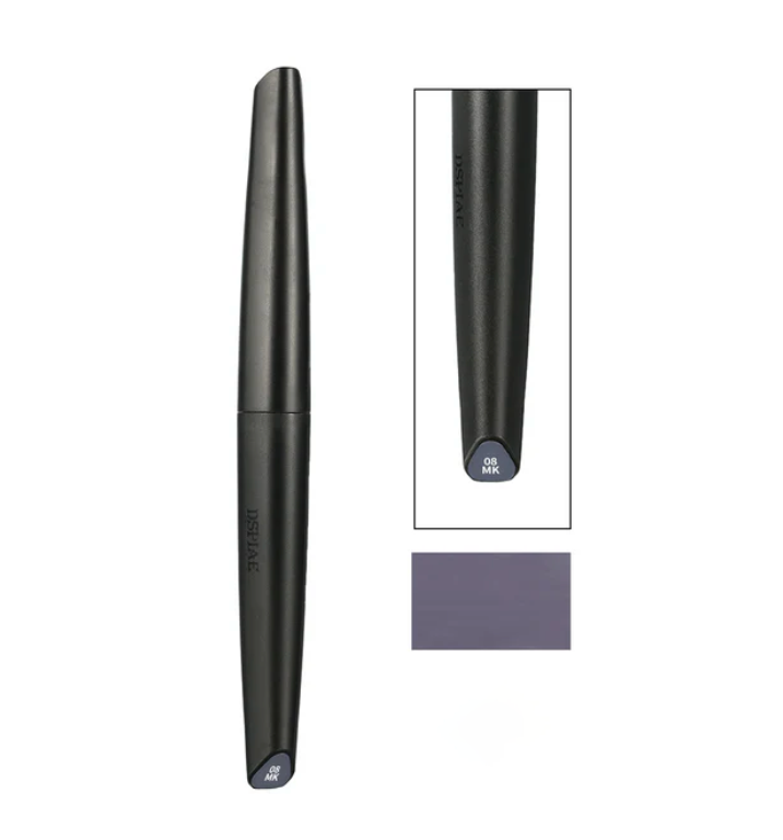 DSPIAE MK-08 Mecha Grey Soft Tip Acrylic Paint Marker — White Rose Hobbies