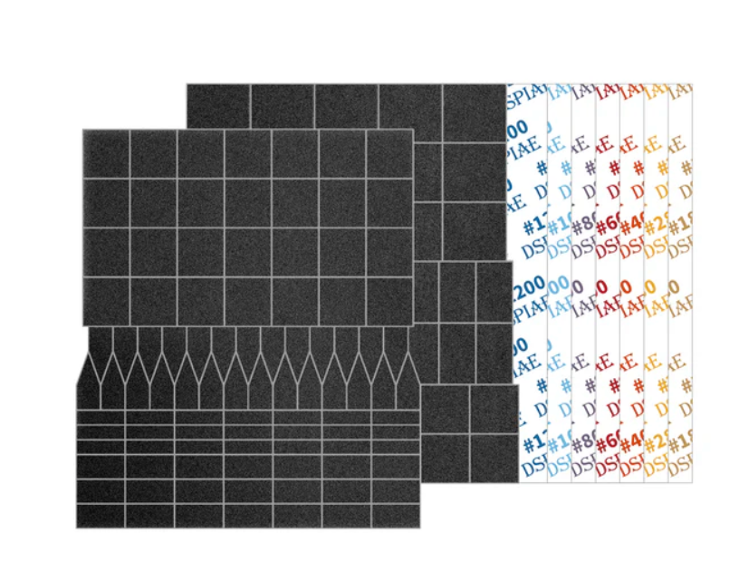 DSPIAE MSP-ESS Sanding Paper Set for ESA Reciprocating Sander: 7 Assor ...